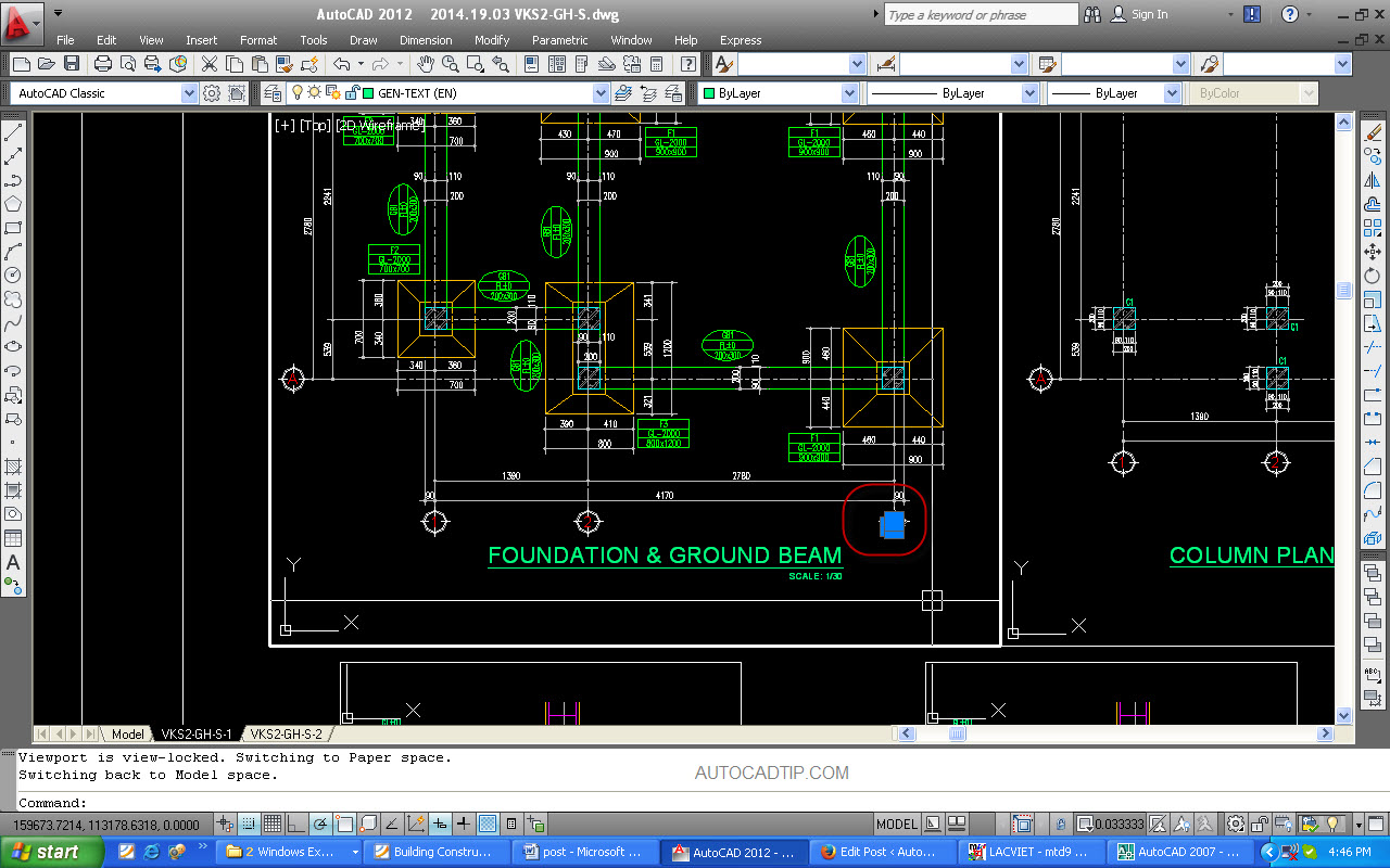 Move Objects Between Model And Paper Space In AutoCAD AutoCAD Tips