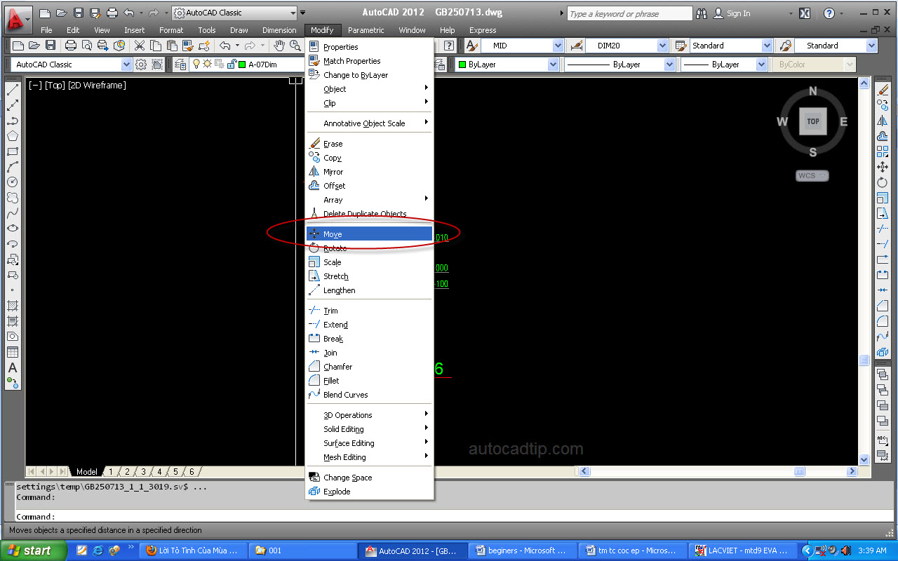 Copy Command In AutoCAD