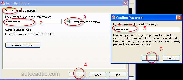 Lock Tutorial AutoCAD Drawing