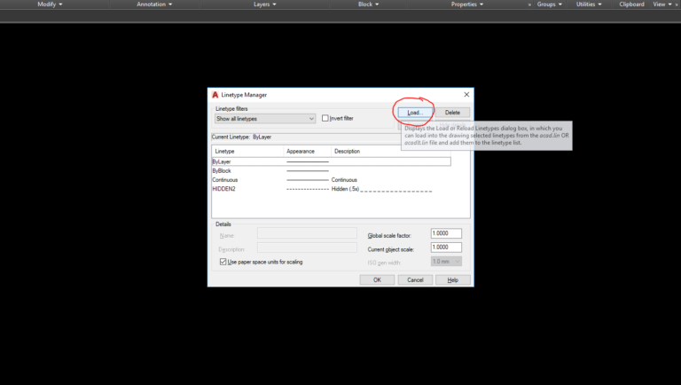How To Load A Linetype In AutoCAD 2023 