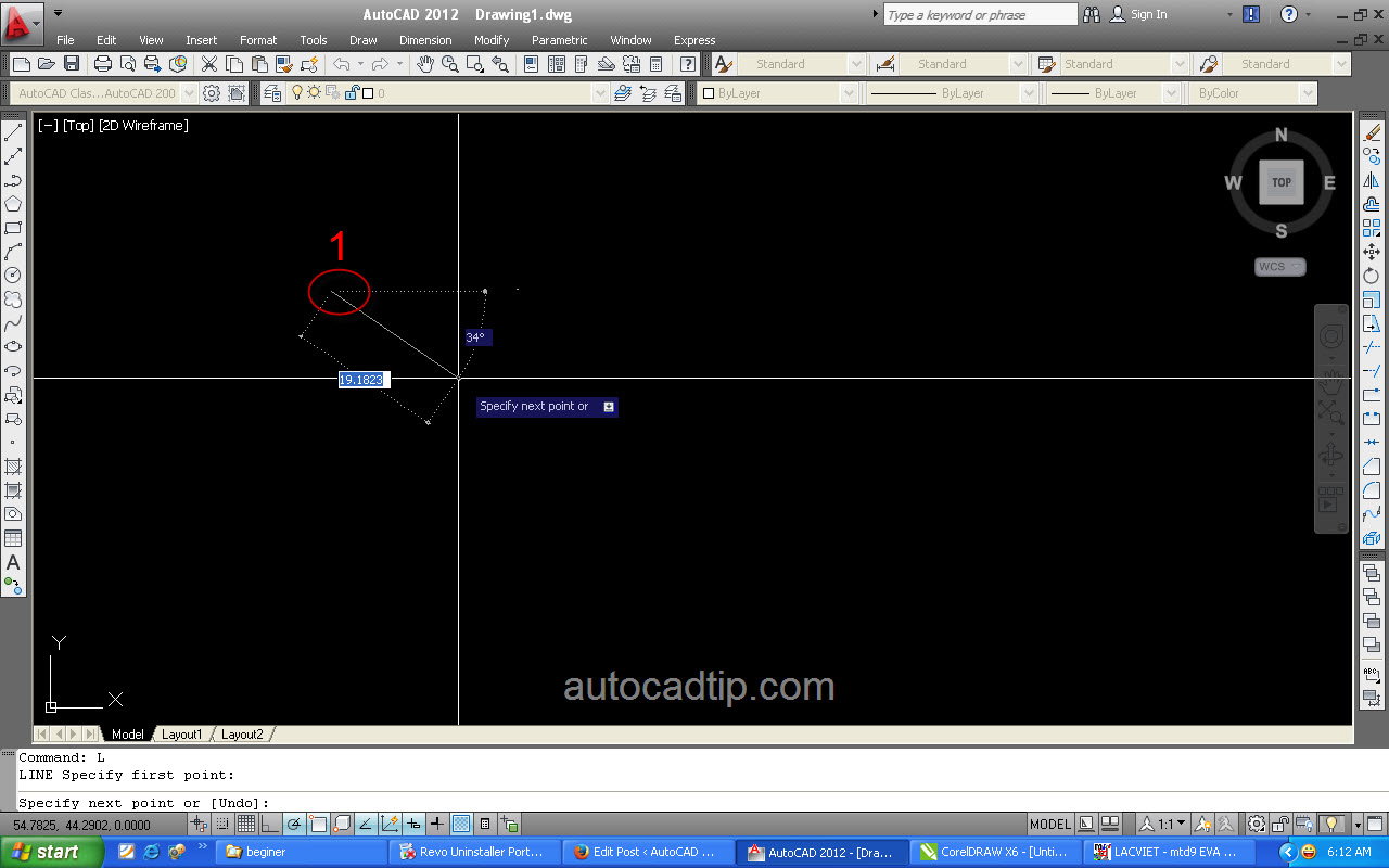 How To Use Line Command In AutoCAD